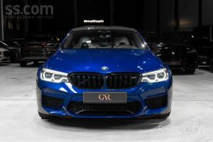 Blue BMW M5 2019 in Riga, with an engine capacity of 4.40 L and mileage of 71 thousand km for 64600 €, photo 3 on AUTOMOTO.COM.LV
