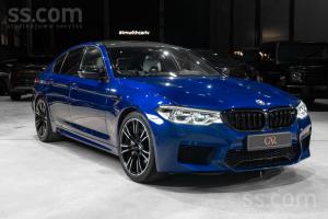Blue BMW M5 2019 in Riga, with an engine capacity of 4.40 L and mileage of 71 thousand km for 64600 €, photo 4 on AUTOMOTO.COM.LV