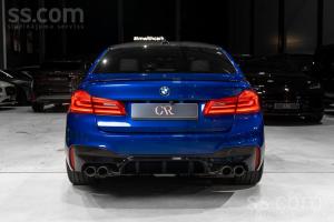 Blue BMW M5 2019 in Riga, with an engine capacity of 4.40 L and mileage of 71 thousand km for 64600 €, photo 6 on AUTOMOTO.COM.LV