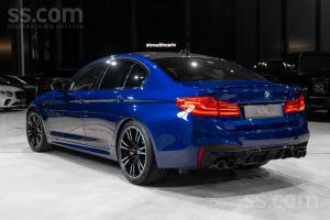 Blue BMW M5 2019 in Riga, with an engine capacity of 4.40 L and mileage of 71 thousand km for 64600 €, photo 7 on AUTOMOTO.COM.LV
