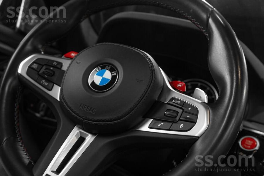 Blue BMW M5 2019 in Riga, with an engine capacity of 4.40 L and mileage of 71 thousand km for 64600 €, photo 9 on AUTOMOTO.COM.LV