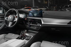 Blue BMW M5 2019 in Riga, with an engine capacity of 4.40 L and mileage of 71 thousand km for 64600 €, photo 15 on AUTOMOTO.COM.LV