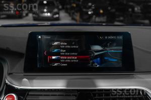 Blue BMW M5 2019 in Riga, with an engine capacity of 4.40 L and mileage of 71 thousand km for 64600 €, photo 28 on AUTOMOTO.COM.LV