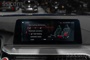 Blue BMW M5 2019 in Riga, with an engine capacity of 4.40 L and mileage of 71 thousand km for 64600 €, photo 30 on AUTOMOTO.COM.LV