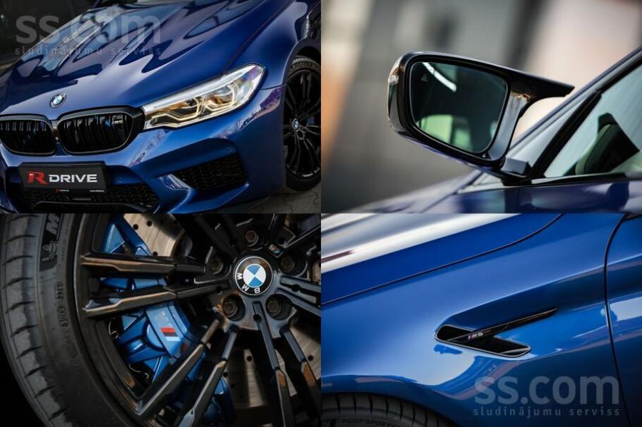 Zils BMW M5 2019 Jelgava, ar dzinēja tilpumu 4.40 L un nobraukumu 109 tūkst. km par 57000 €, foto 11 vietnē AUTOMOTO.COM.LV