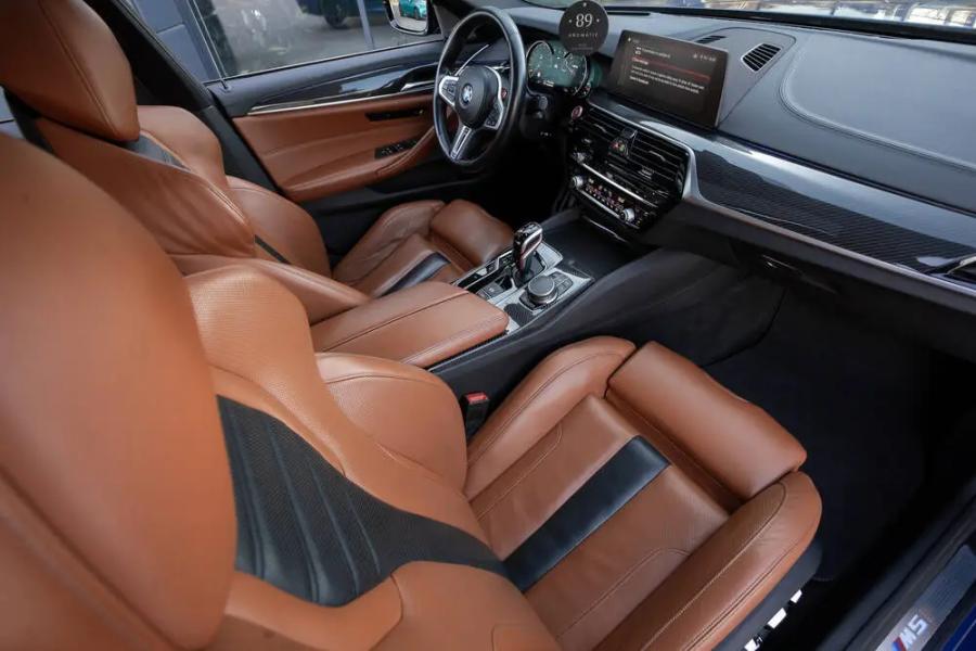 Синий БМВ М5 2019 в Елгава, объемом двигателя 4.40 л и пробегом 109 тыс. км за 57000 €, фото 32 на AUTOMOTO.COM.LV