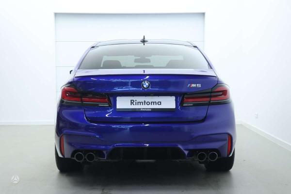 Blue BMW M5 2019 in Vilnius, with an engine capacity of 4.40 L and mileage of 62 thousand km for 57290 €, photo 8 on AUTOMOTO.COM.LV