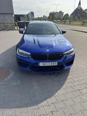 Zils BMW M5 2019 Viļņa, ar dzinēja tilpumu 4.40 L un nobraukumu 59 tūkst. km par 49000 €, foto 3 vietnē AUTOMOTO.COM.LV