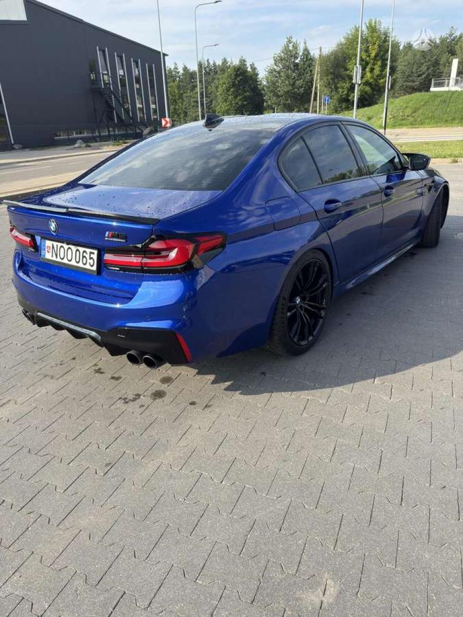 Zils BMW M5 2019 Viļņa, ar dzinēja tilpumu 4.40 L un nobraukumu 59 tūkst. km par 49000 €, foto 6 vietnē AUTOMOTO.COM.LV