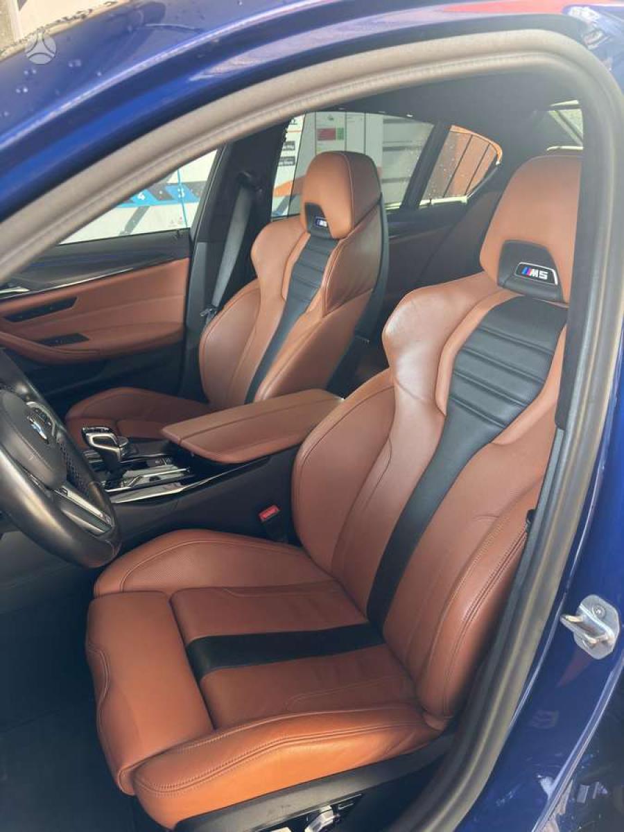 Zils BMW M5 2019 Viļņa, ar dzinēja tilpumu 4.40 L un nobraukumu 59 tūkst. km par 49000 €, foto 8 vietnē AUTOMOTO.COM.LV
