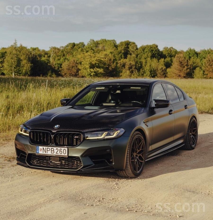 Zaļš BMW M5 2018 Liepāja, ar dzinēja tilpumu 4.40 L un nobraukumu 122 tūkst. km par 46550 €, foto 1 vietnē AUTOMOTO.COM.LV