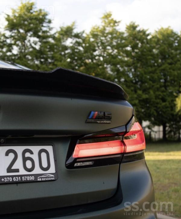Zaļš BMW M5 2018 Liepāja, ar dzinēja tilpumu 4.40 L un nobraukumu 122 tūkst. km par 46550 €, foto 7 vietnē AUTOMOTO.COM.LV