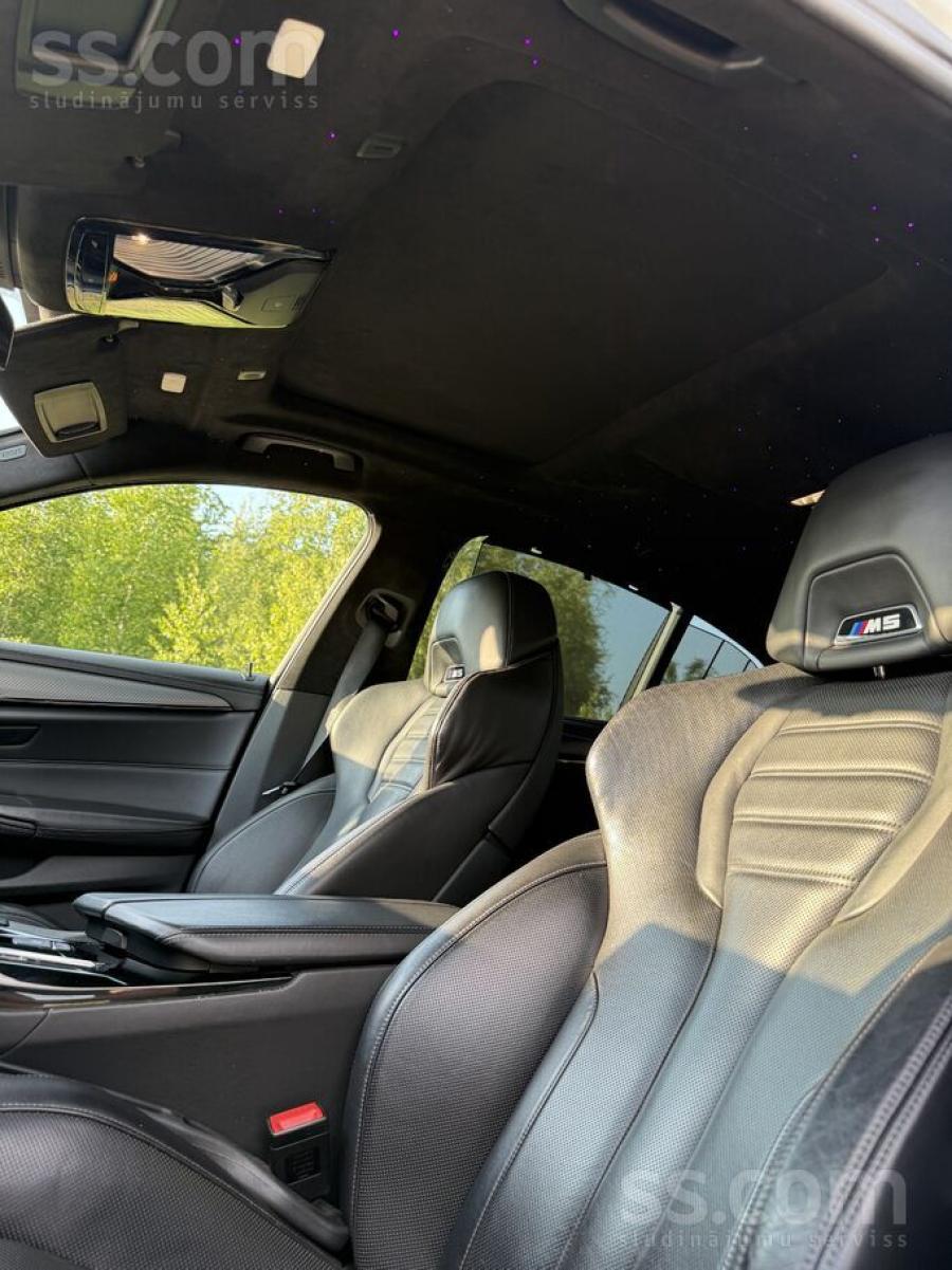 Zaļš BMW M5 2018 Liepāja, ar dzinēja tilpumu 4.40 L un nobraukumu 122 tūkst. km par 46550 €, foto 14 vietnē AUTOMOTO.COM.LV