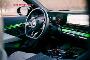 Green BMW M5 2025 in Kaunas, with an engine capacity of 4.40 L and mileage of 20 thousand km for 115500 €, photo 15 on AUTOMOTO.COM.LV