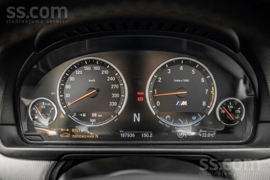 Pelēks BMW M5 2012 Rīga, ar dzinēja tilpumu 4.40 L un nobraukumu 0 tūkst. km par 33500 €, foto 13 vietnē AUTOMOTO.COM.LV
