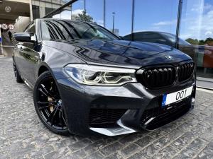 Pelēks BMW M5 2018 Viļņa, ar dzinēja tilpumu 4.40 L un nobraukumu 9 tūkst. km par 48500 €, foto  vietnē AUTOMOTO.COM.LV