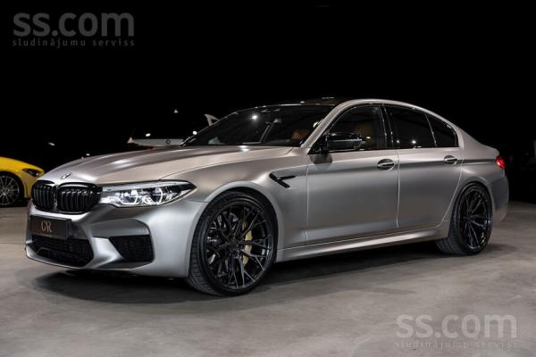 Pelēks BMW M5 2018 Rīga, ar dzinēja tilpumu 4.40 L un nobraukumu 84 tūkst. km par 65200 €, foto 1 vietnē AUTOMOTO.COM.LV