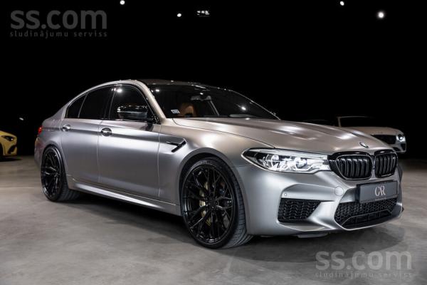 Pelēks BMW M5 2018 Rīga, ar dzinēja tilpumu 4.40 L un nobraukumu 84 tūkst. km par 65200 €, foto 3 vietnē AUTOMOTO.COM.LV