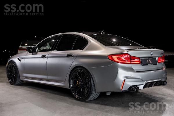 Pelēks BMW M5 2018 Rīga, ar dzinēja tilpumu 4.40 L un nobraukumu 84 tūkst. km par 65200 €, foto 6 vietnē AUTOMOTO.COM.LV