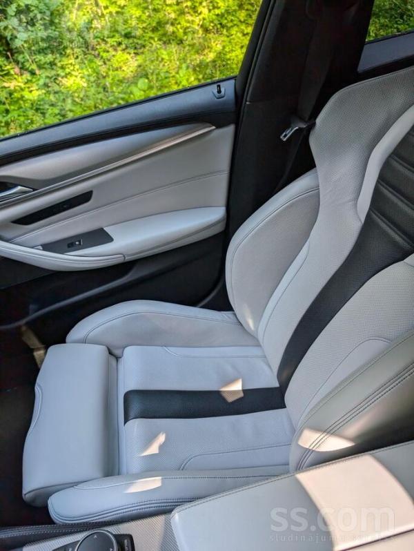 Pelēks BMW M5 2018 Rīga, ar dzinēja tilpumu 4.40 L un nobraukumu 125 tūkst. km par 49000 €, foto 7 vietnē AUTOMOTO.COM.LV