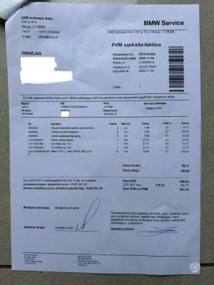 Grey BMW M5 2018 in Vilnius, with an engine capacity of 4.40 L and mileage of 212 thousand km for 36999 €, photo 36 on AUTOMOTO.COM.LV
