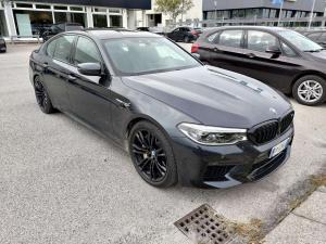 Grey BMW M5 2018 in Vilnius, with an engine capacity of 4.40 L and mileage of 212 thousand km for 36999 €, photo 39 on AUTOMOTO.COM.LV