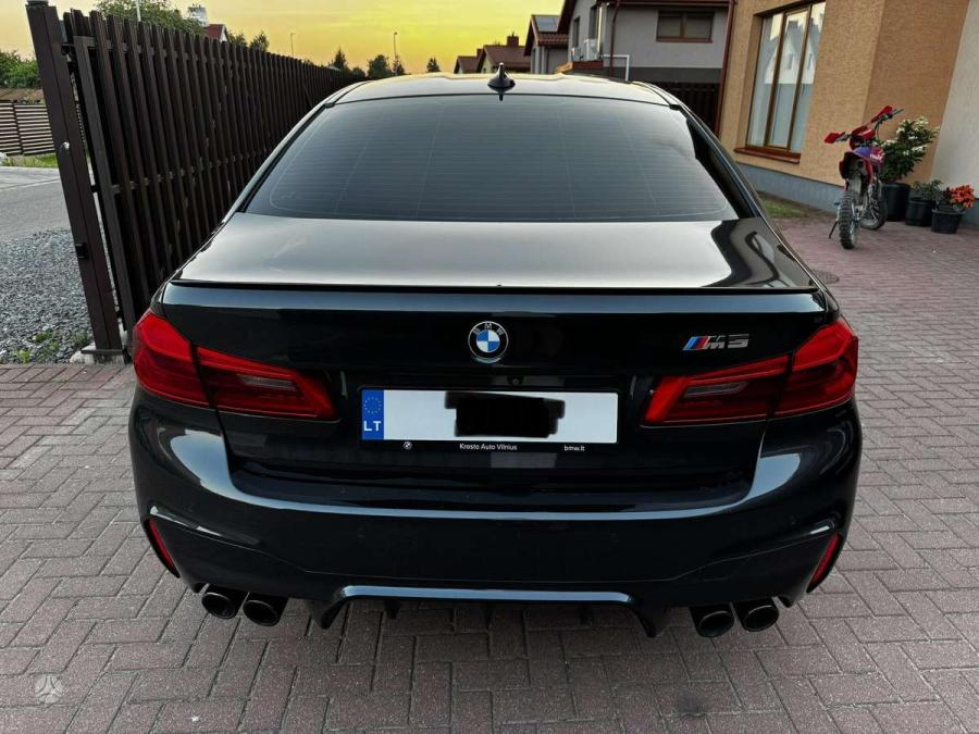 Pelēks BMW M5 2018 Viļņa, ar dzinēja tilpumu 4.40 L un nobraukumu 10 tūkst. km par 43200 €, foto 14 vietnē AUTOMOTO.COM.LV