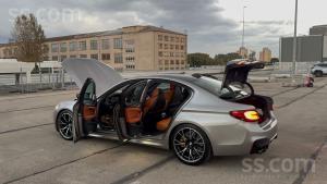 Grey BMW M5 2019 in Riga, with an engine capacity of 4.40 L and mileage of 108 thousand km for 59990 €, photo 24 on AUTOMOTO.COM.LV