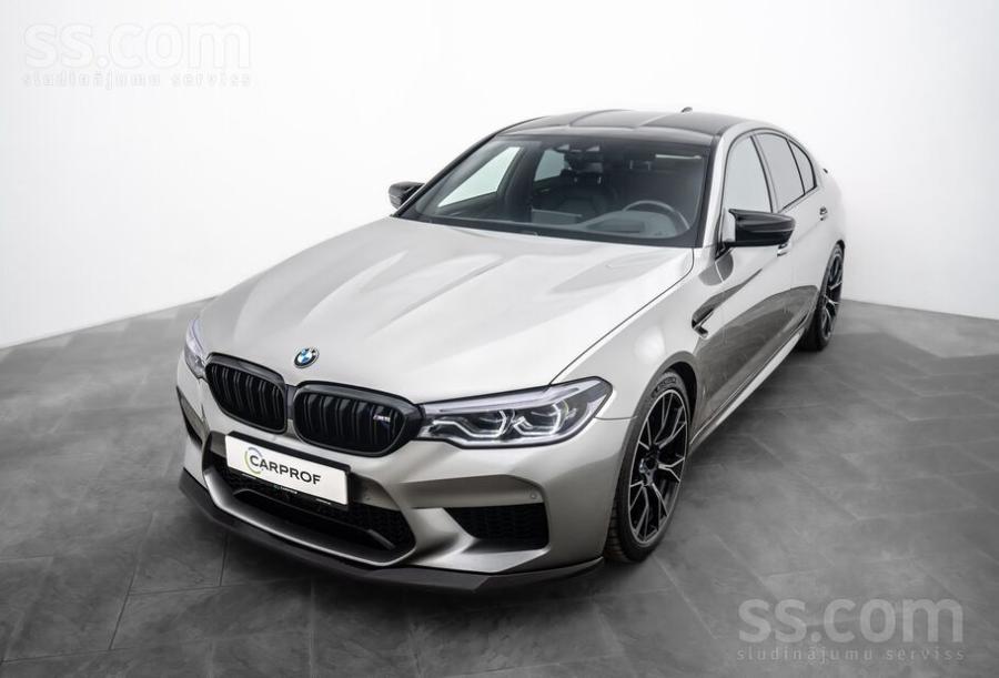Pelēks BMW M5 2019 Tallina, ar dzinēja tilpumu 4.40 L un nobraukumu 58 tūkst. km par 54999 €, foto 1 vietnē AUTOMOTO.COM.LV