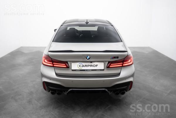 Pelēks BMW M5 2019 Tallina, ar dzinēja tilpumu 4.40 L un nobraukumu 58 tūkst. km par 54999 €, foto 5 vietnē AUTOMOTO.COM.LV