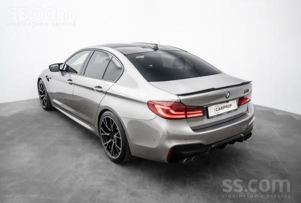 Pelēks BMW M5 2019 Tallina, ar dzinēja tilpumu 4.40 L un nobraukumu 58 tūkst. km par 54999 €, foto 6 vietnē AUTOMOTO.COM.LV