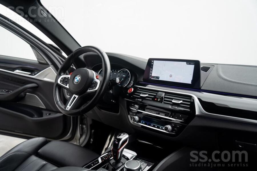 Pelēks BMW M5 2019 Tallina, ar dzinēja tilpumu 4.40 L un nobraukumu 58 tūkst. km par 54999 €, foto 13 vietnē AUTOMOTO.COM.LV