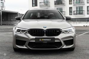 Pelēks BMW M5 2019 Viļņa, ar dzinēja tilpumu 4.40 L un nobraukumu 150 tūkst. km par 47500 €, foto  vietnē AUTOMOTO.COM.LV