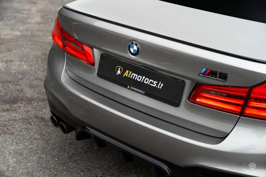 Pelēks BMW M5 2019 Viļņa, ar dzinēja tilpumu 4.40 L un nobraukumu 150 tūkst. km par 47500 €, foto 13 vietnē AUTOMOTO.COM.LV