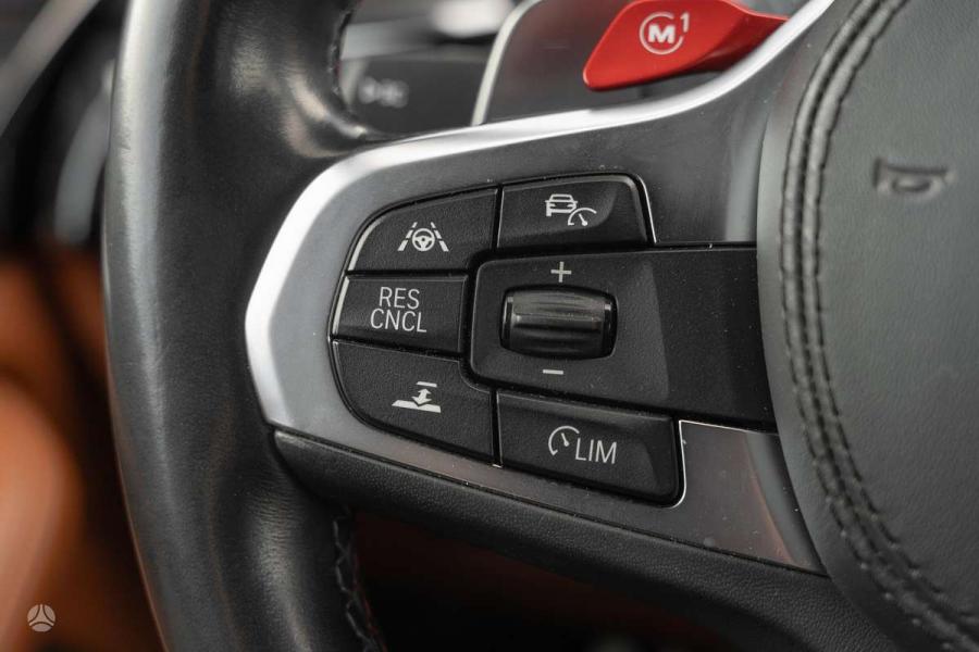 Pelēks BMW M5 2019 Viļņa, ar dzinēja tilpumu 4.40 L un nobraukumu 150 tūkst. km par 47500 €, foto 29 vietnē AUTOMOTO.COM.LV