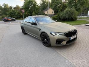 Pelēks BMW M5 2020 Rīga, ar dzinēja tilpumu 4.40 L un nobraukumu 127 tūkst. km par 69900 €, foto  vietnē AUTOMOTO.COM.LV