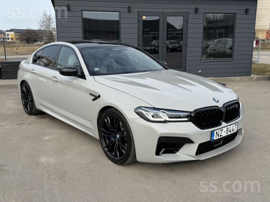 Pelēks BMW M5 2022 Jelgava, ar dzinēja tilpumu 4.40 L un nobraukumu 0 tūkst. km par 68500 €, foto 4 vietnē AUTOMOTO.COM.LV