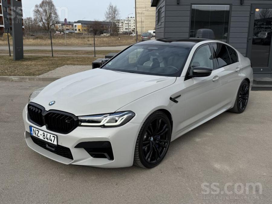 Pelēks BMW M5 2022 Jelgava, ar dzinēja tilpumu 4.40 L un nobraukumu 0 tūkst. km par 68500 €, foto 5 vietnē AUTOMOTO.COM.LV
