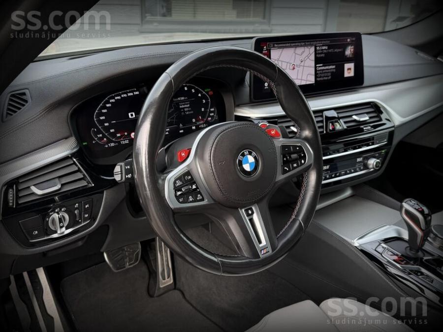 Pelēks BMW M5 2022 Jelgava, ar dzinēja tilpumu 4.40 L un nobraukumu 0 tūkst. km par 68500 €, foto 13 vietnē AUTOMOTO.COM.LV