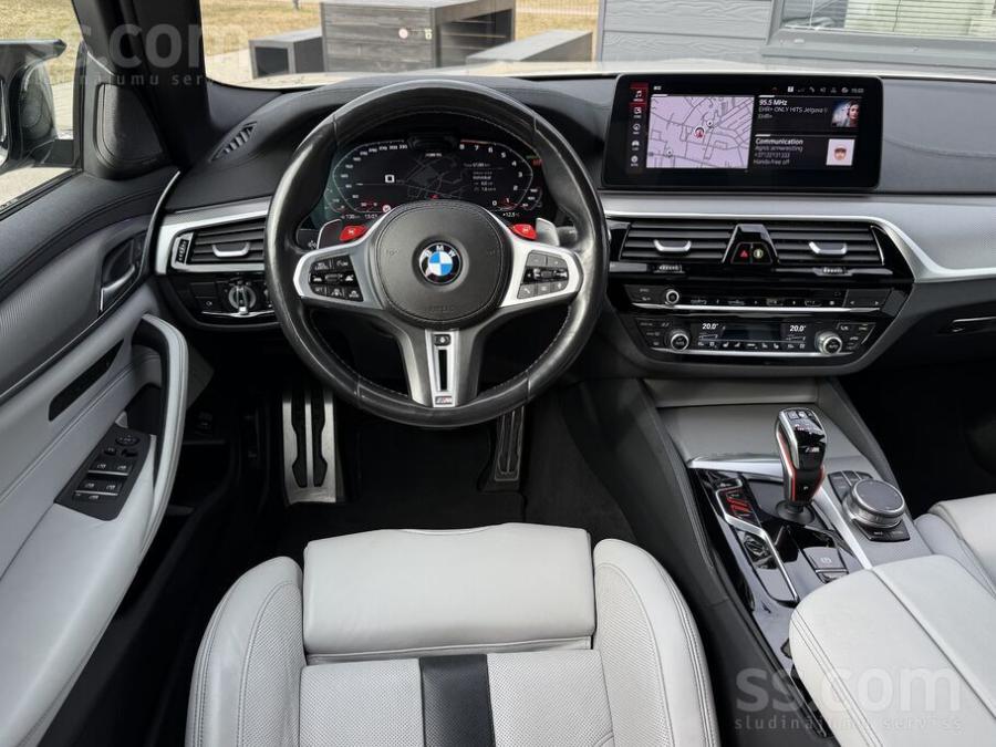 Pelēks BMW M5 2022 Jelgava, ar dzinēja tilpumu 4.40 L un nobraukumu 0 tūkst. km par 68500 €, foto 14 vietnē AUTOMOTO.COM.LV