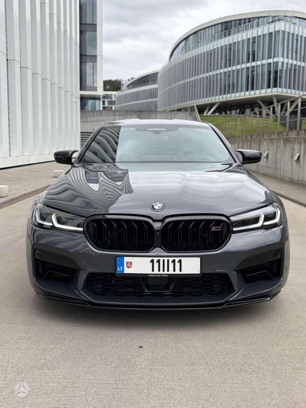 Pelēks BMW M5 2022 Viļņa, ar dzinēja tilpumu 4.40 L un nobraukumu 33 tūkst. km par 59000 €, foto 3 vietnē AUTOMOTO.COM.LV