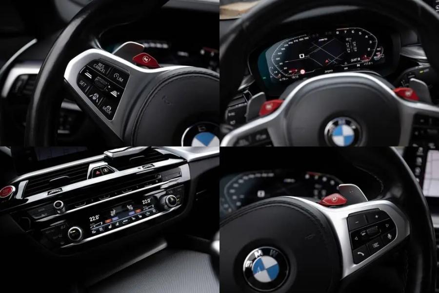 Pelēks BMW M5 2022 Jelgava, ar dzinēja tilpumu 4.40 L un nobraukumu 101 tūkst. km par 73200 €, foto 31 vietnē AUTOMOTO.COM.LV