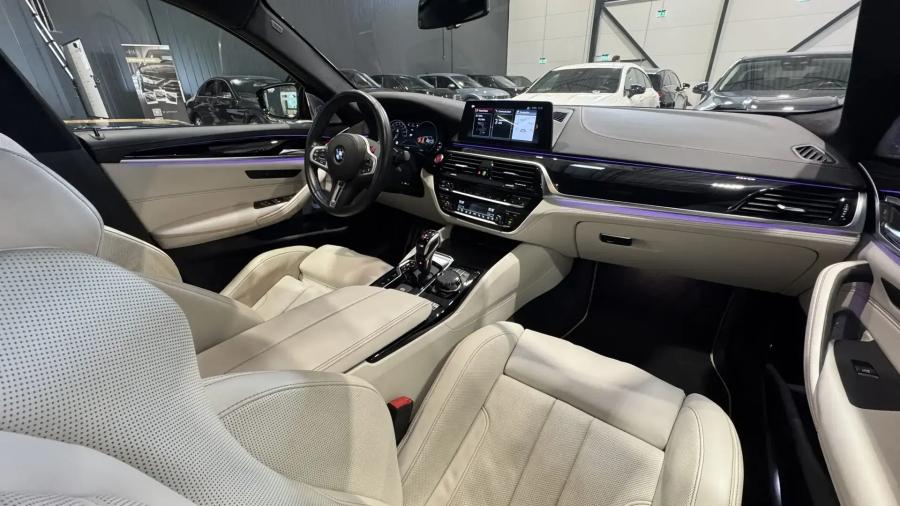 Sarkans BMW M5 2018 Mārupe, ar dzinēja tilpumu 4.40 L un nobraukumu 10 tūkst. km par 64990 €, foto 9 vietnē AUTOMOTO.COM.LV