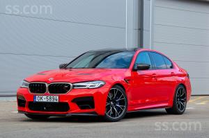 Sarkans BMW M5 2021 Rīga, ar dzinēja tilpumu 4.40 L un nobraukumu 147 tūkst. km par 64000 €, foto 3 vietnē AUTOMOTO.COM.LV