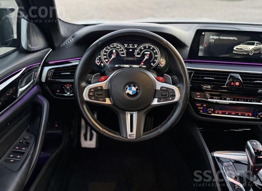 BMW M5 2018 in Riga, with an engine capacity of 4.40 L and mileage of 0 thousand km for 53000 €, photo 6 on AUTOMOTO.COM.LV