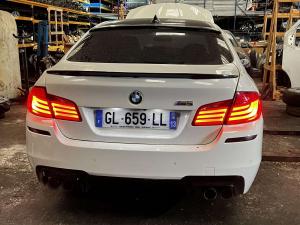 White BMW M5 2012 in Vilnius, with an engine capacity of 4.40 L and mileage of 112 thousand km for 24000 €, photo 3 on AUTOMOTO.COM.LV