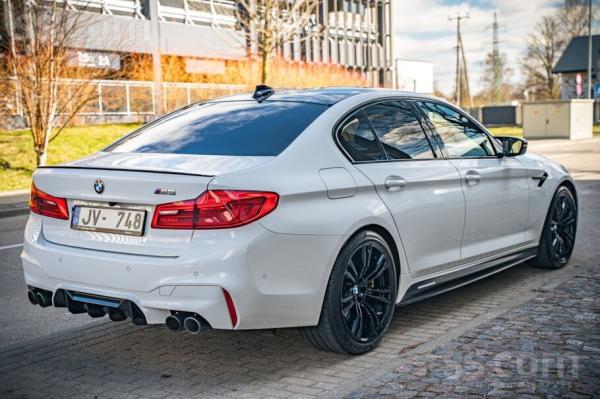 Balts BMW M5 2019 Rīga, ar dzinēja tilpumu 4.40 L un nobraukumu 0 tūkst. km par 64990 €, foto 4 vietnē AUTOMOTO.COM.LV