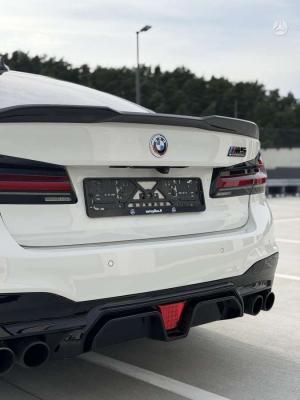 White BMW M5 2019 in Vilnius, with an engine capacity of 4.40 L and mileage of 65 thousand km for 50500 €, photo 7 on AUTOMOTO.COM.LV