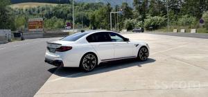 White BMW M5 2019 in Riga, with an engine capacity of 4.40 L and mileage of 100 thousand km for 57500 €, photo 9 on AUTOMOTO.COM.LV
