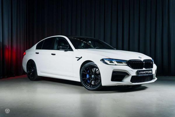 Balts BMW M5 2020 Viļņa, ar dzinēja tilpumu 4.40 L un nobraukumu 30 tūkst. km par 54500 €, foto 3 vietnē AUTOMOTO.COM.LV